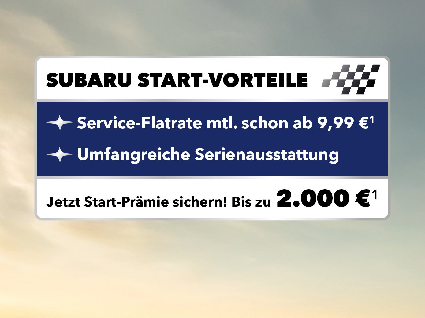 Finanzierung & Leasing - SUBARU Deutschland GmbH